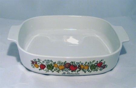 Spice of Life Vintage Corningware Square Casserole Dish 10 inch with ...