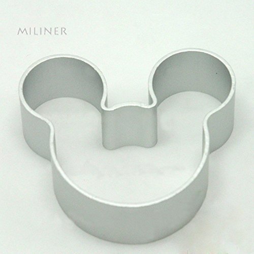 3Pcs/Lovely Cartoon Mickey Mouse Shape Metal Cookie Cutters DIY Baking ...
