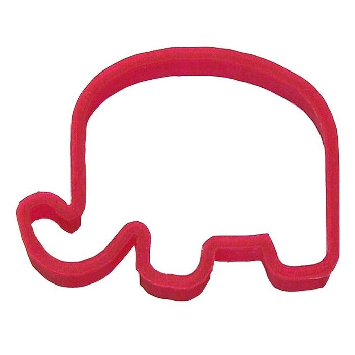 Republican Elephant Plast-Clusive Cookie Cutter 3.5" PC0263 free image ...