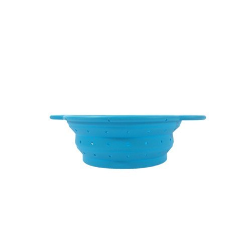Silicone Collapsible Colanders Strainer Set (Blue) #L #M #S N5 free ...