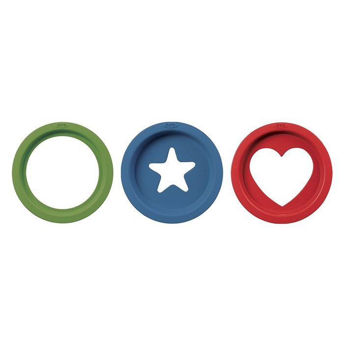 OXO Good Grips 3 Piece Basic Nesting Cookie Cutter Set (Includes ...