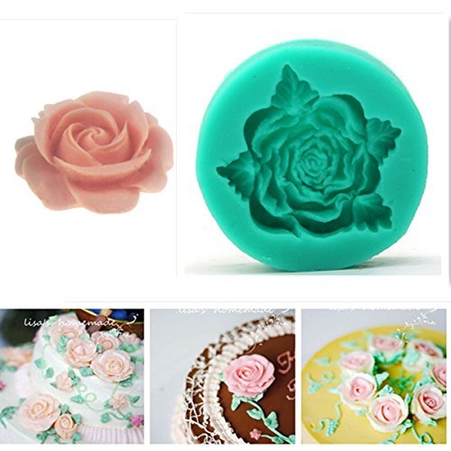 "Beautiful Silicone Flower Fondant Mold Mould 3D Cake Decoration ...