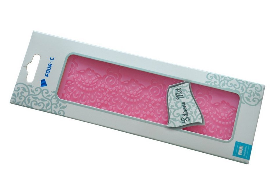 FOUR-C Sugar Craft Tools Silicone Lace Mat Sweet Lace Decorating Pad ...