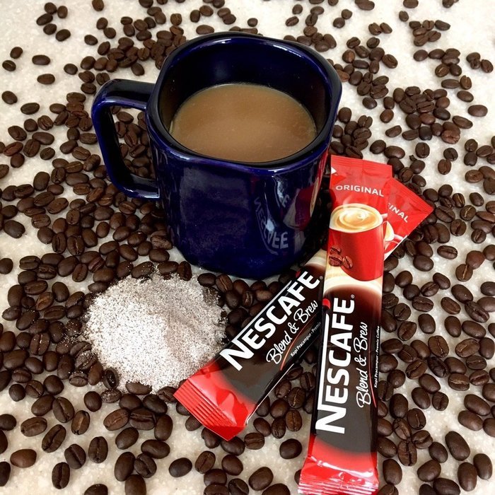 4 PACK ★ Nescafe Improved 3 in 1 Original (was Regular) Pre mix Instant ...