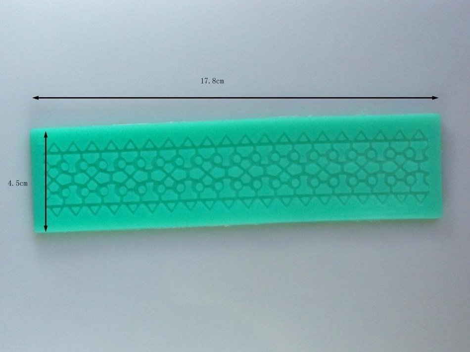 Instant Modelling Chocolate Silicon Mold Fondant Silicone Lace Mold ...