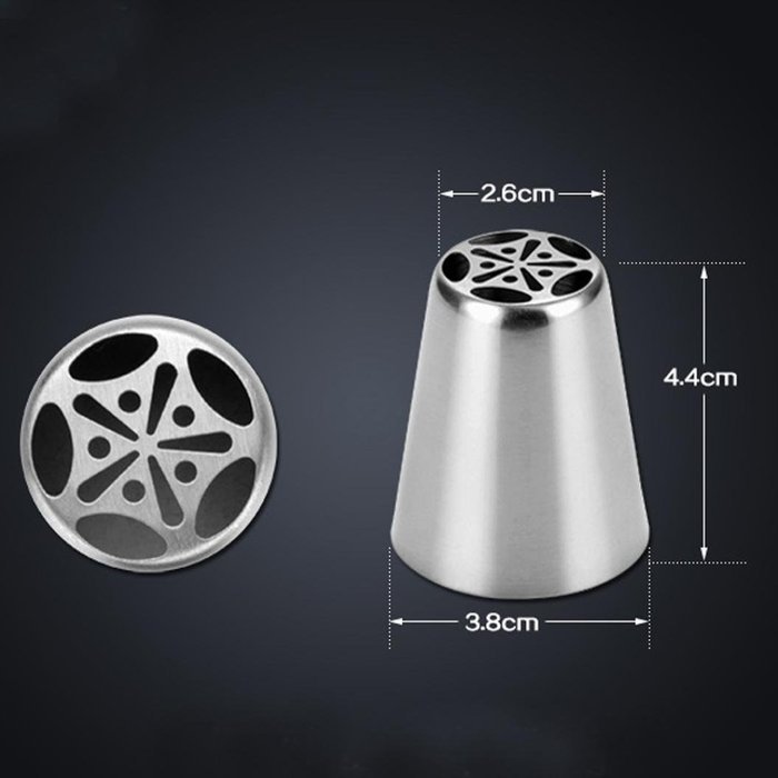 Matoen(TM) 7pcs Steel Cake Icing Piping Decorating Nozzles Tips Baking ...