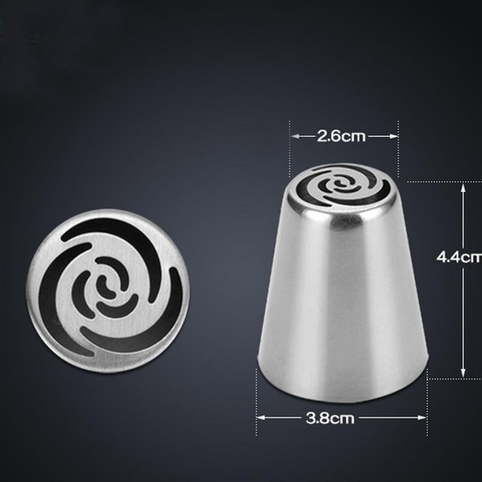 Matoen(TM) 7pcs Steel Cake Icing Piping Decorating Nozzles Tips Baking ...