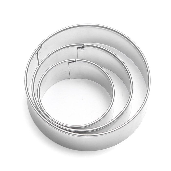 12Pcs Stainless Steel Cake Cookie Biscuit Egg Fondant Mould Mold