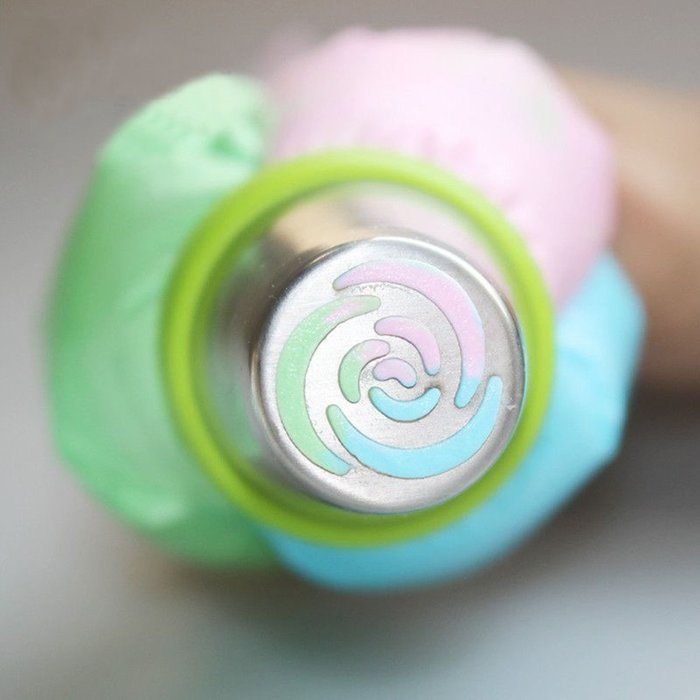 Yosoo Swirl 3 Color Coupler Decorating Tool Cake Tools Cupcake Fondant ...