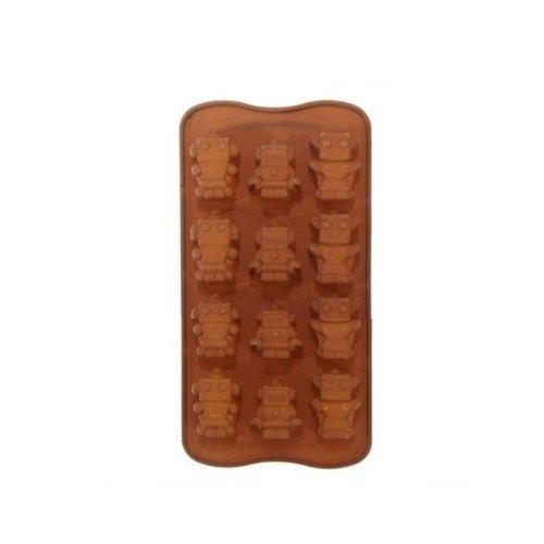 12 Robot Shape Silicone Ice Cube Chocolate Cake Mold N4 free image download