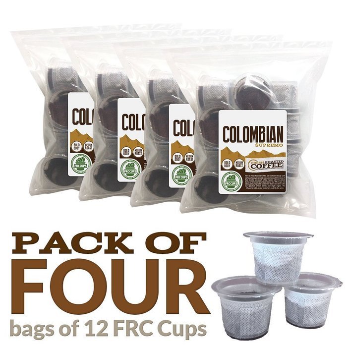 100% Colombian Supremo Coffee, Whole Bean, Fresh Roasted Coffee LLC (5 ...