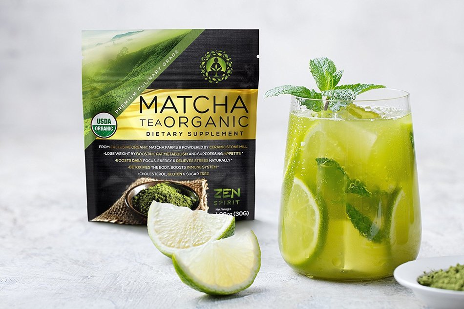 Matcha Green Tea Powder Organic ( Japanese Premium Culinary Grade ...