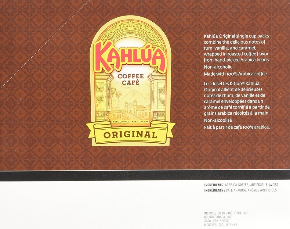 Timothy's Kahlua Coffee (1 Box of 24 K-Cups) N4 free image download