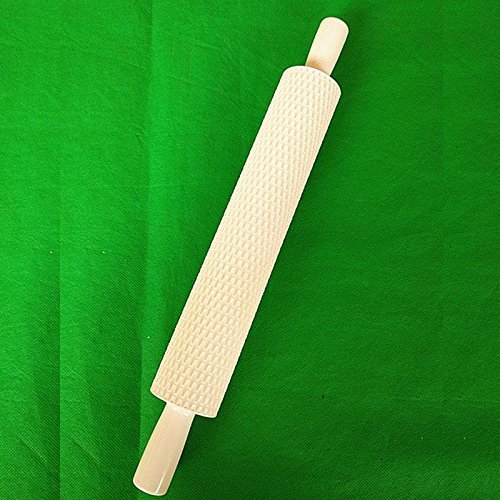 RadiantOrchid 1Pc Colorful Rolling Pin Fondant Cake Sugarcraft Embossed ...