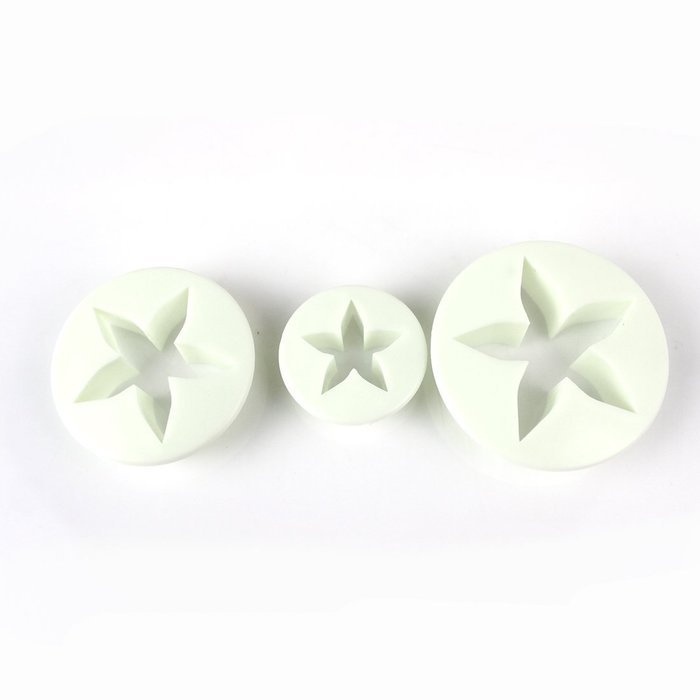 DUFUSTORE 3 X Pentagram Five Star Cake Cookie Fondant Cutter Sugarcraft ...