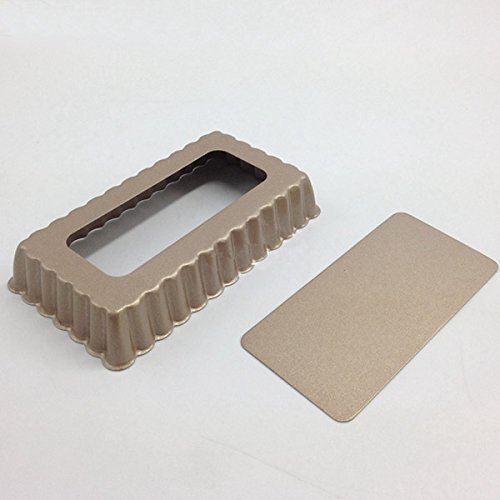 "Champagne Non stick Drop Bottom Cake Pan Mold Mini Pie Pan Mold Mould ...