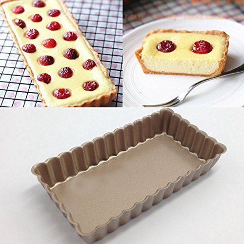 "Champagne Non stick Drop Bottom Cake Pan Mold Mini Pie Pan Mold Mould ...