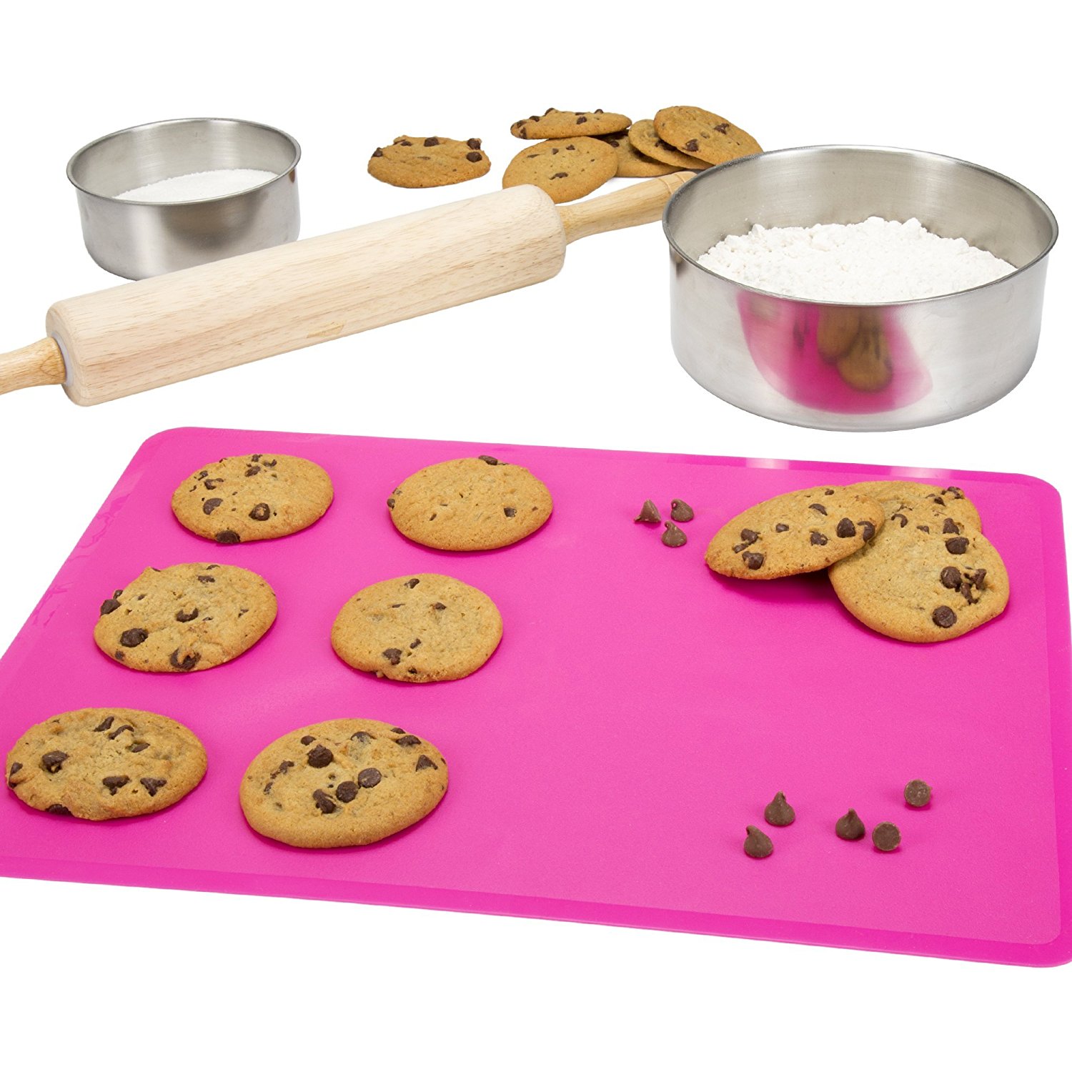 Classic Cuisine 18 Piece Silicone Bakeware Set, Red N7 free image download