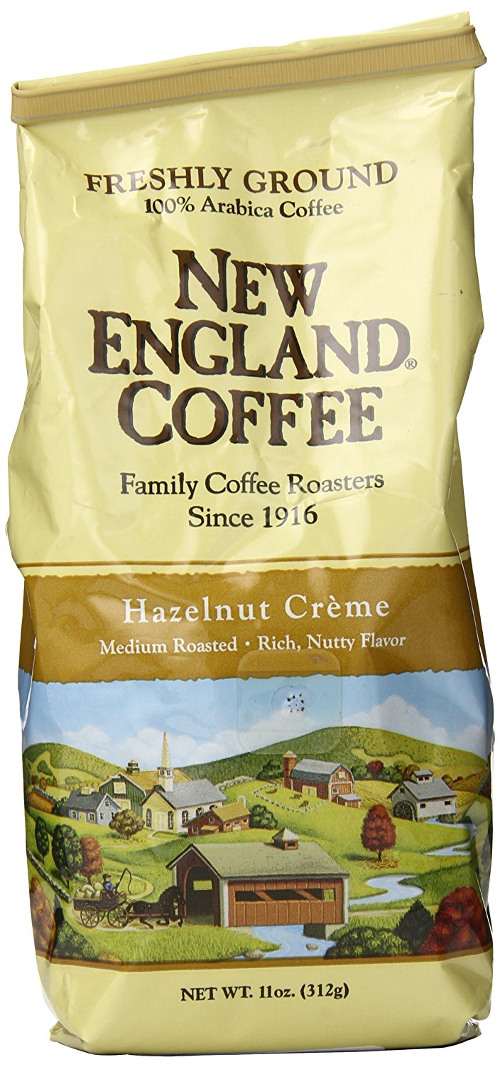New England Coffee Hazelnut Creme, Decaffeinated, 10 Ounce N23 free ...