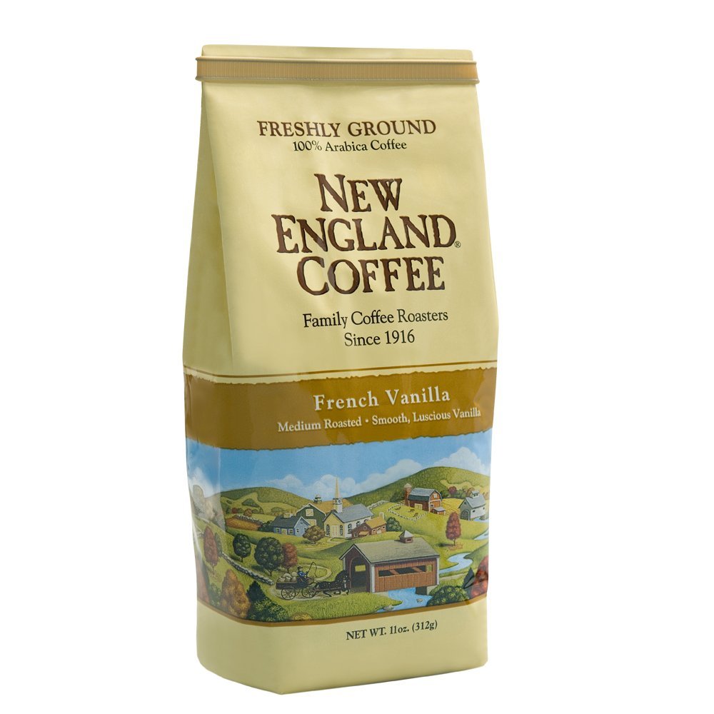 New England Coffee Hazelnut Creme, Decaffeinated, 10 Ounce N24 free ...