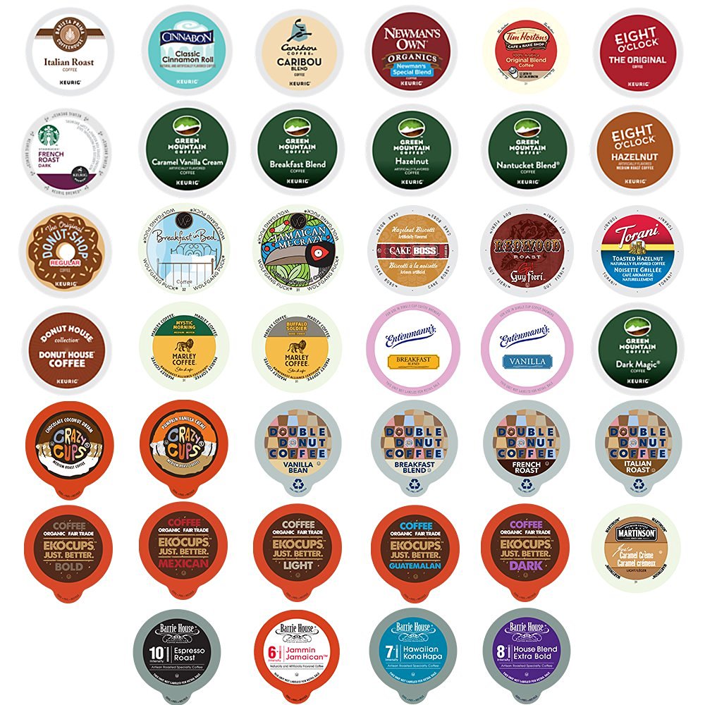 Coffee Variety Sampler Pack for Keurig K-Cup Brewers, 40 Count free ...