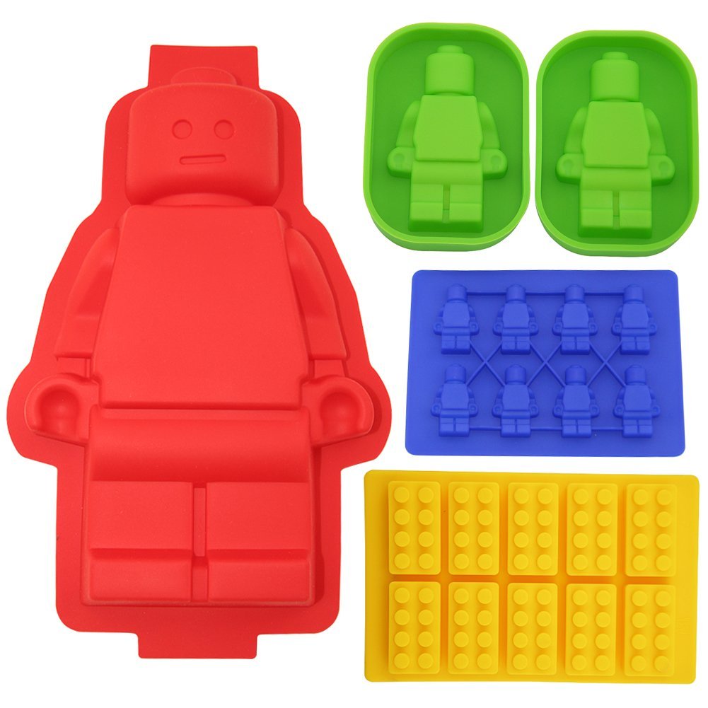Sago Brothers Large Figure Robot Silicone Mold, Robot Baking Molds for ...