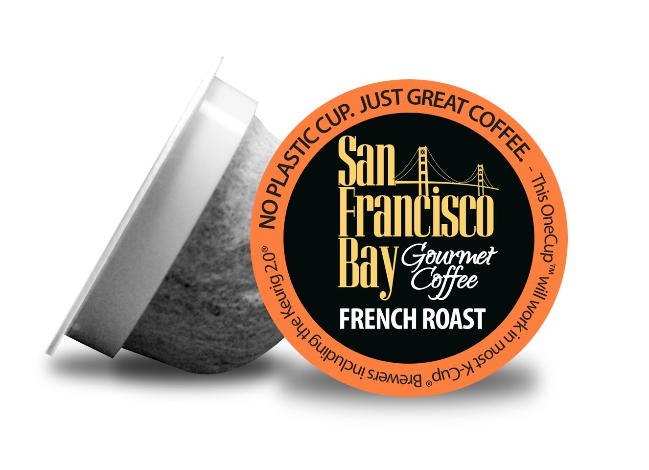 San Francisco Bay OneCup, French Roast, 80 Single Serve Coffees N26 ...