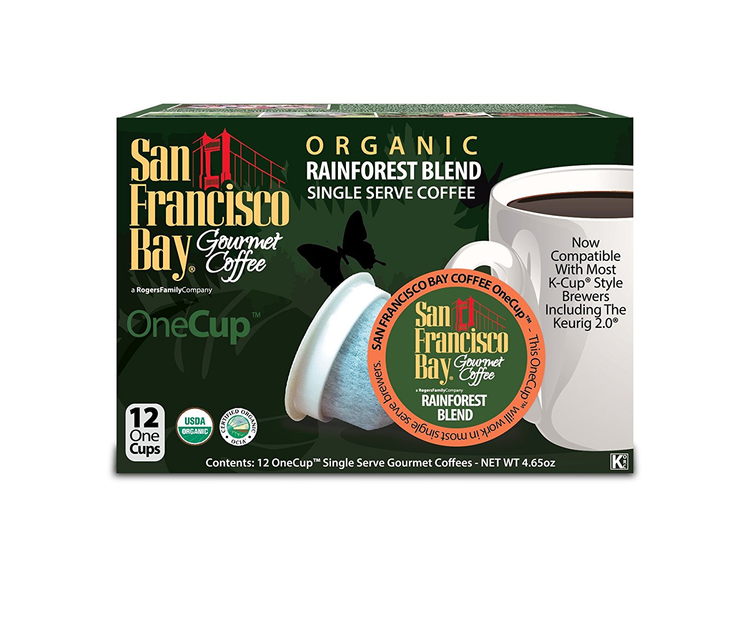 San Francisco Bay OneCup, French Roast, 80 Single Serve Coffees N65 ...