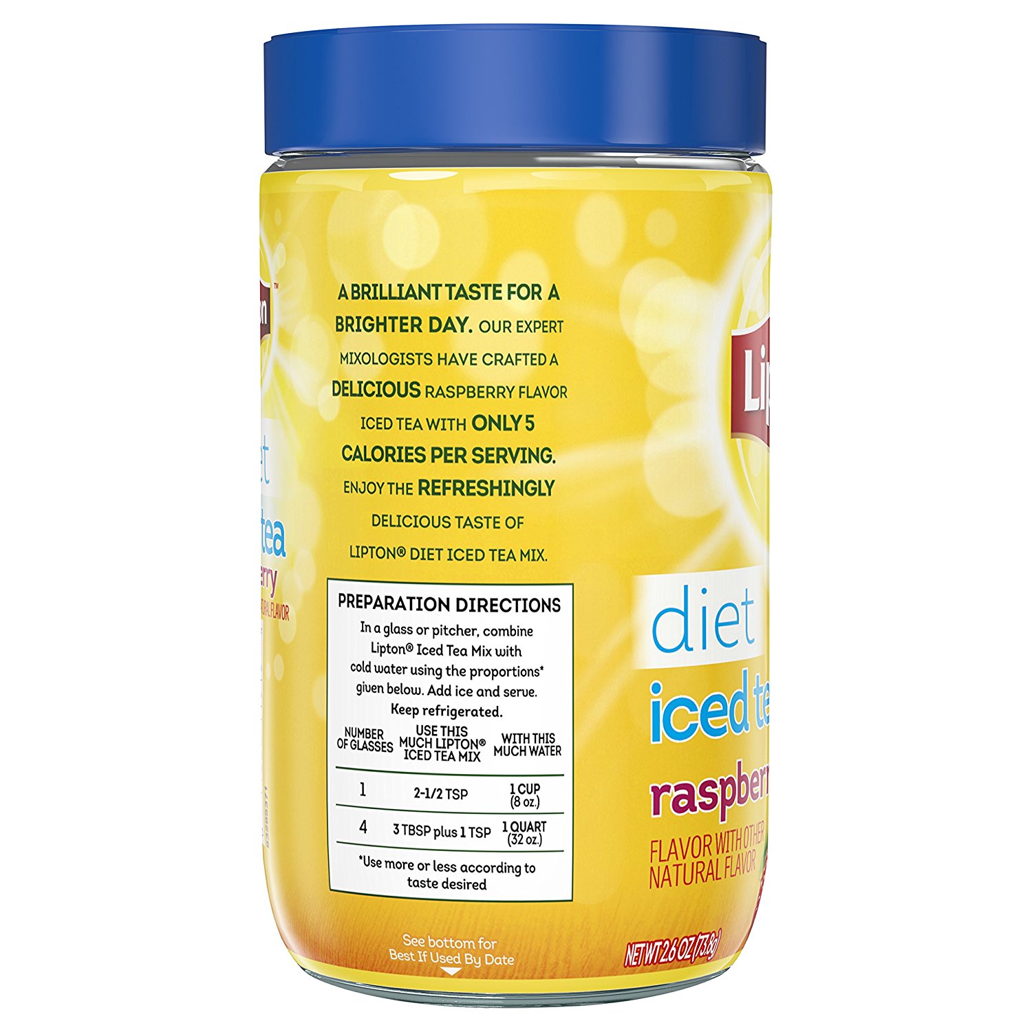 Lipton Iced Tea Mix, Diet Lemon 20 qt N14 free image download