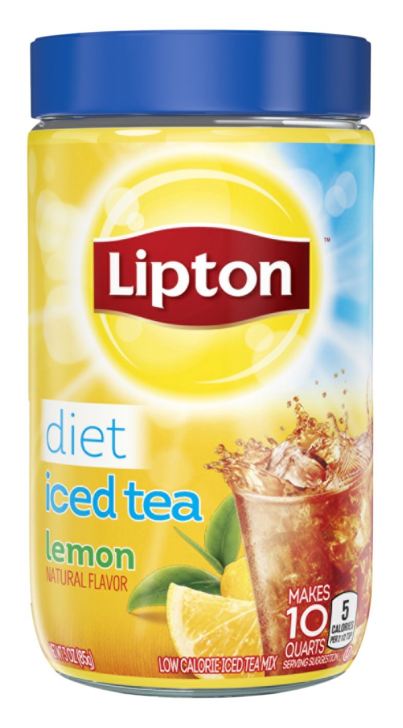 Lipton Iced Tea Mix, Diet Lemon 20 qt N35 free image download