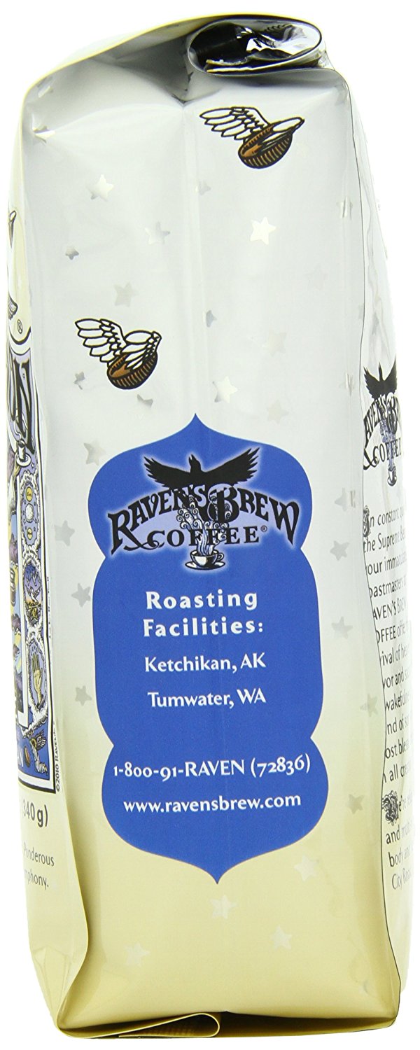 Raven's Brew Whole Bean Coffee Variety Pack, Number 1, 12 Ounce (Pack ...