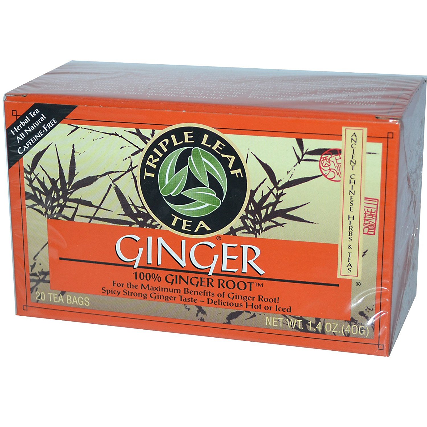 Triple Leaf Ginger Tea Bags - 20 ct N7 free image download