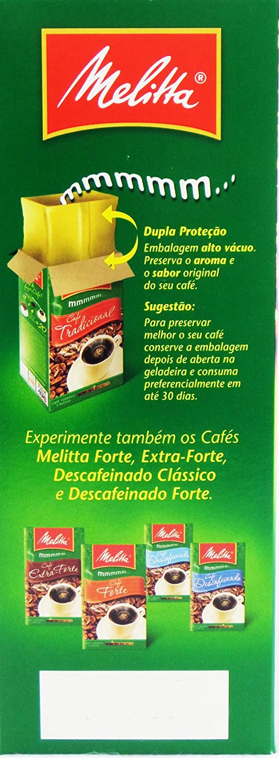 Melitta Traditional Coffee - Café Melitta Tradicional - 500g N4 free ...