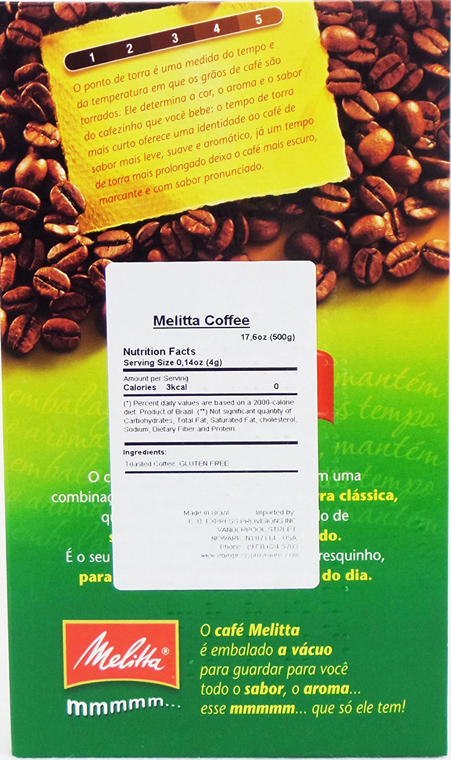 Melitta Traditional Coffee - Café Melitta Tradicional - 500g N5 free ...