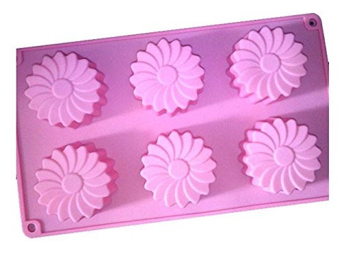 Windmill Flower Silicone Mold Cake Chocolate Mould Pudding Jelly Molds ...
