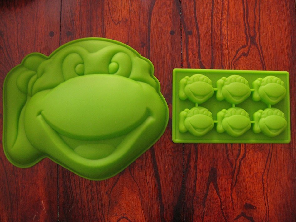 Teenage Mutant Ninja Turtles Silicone Cake Mold Chocolate Mini Cake Pan ...
