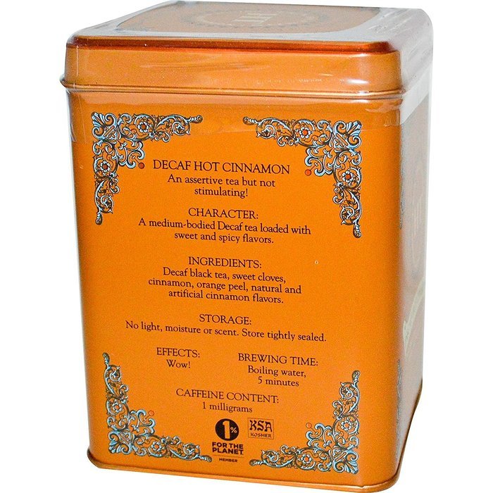 Harney & Sons, Decaf Hot Cinnamon Tea, 20 Tea Sachets, 1.4 oz (40 g) N2 ...