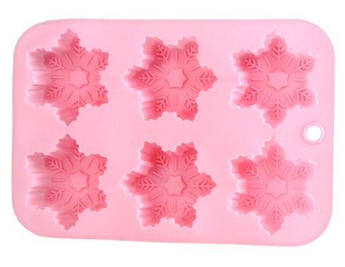 Creative Snowflake Shape Silicone Cake Chocolate Mold Tray free image ...