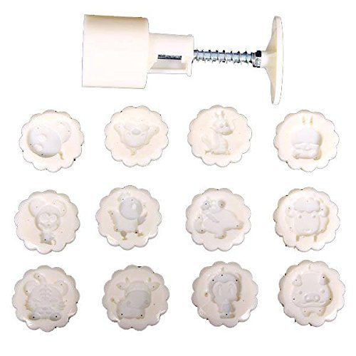 Cake Mold Hand Pressure Mould Baking Utensils 12 Zodiac Moon shopping ...