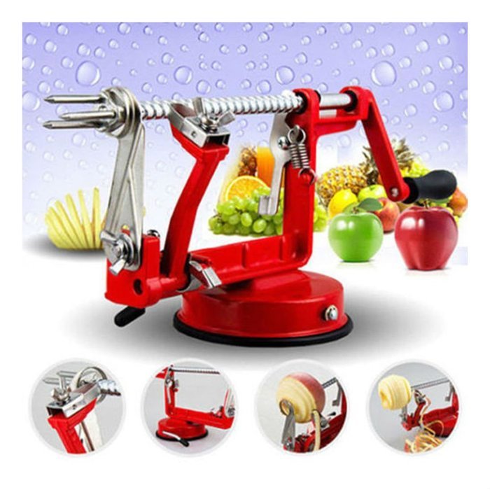 3 in 1 Apple Slinky Machine Peeler Corer Fruit Cutter Slicer Kitchen ...