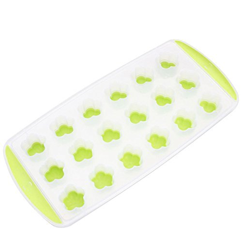 "Plum Flower Shaped Silicone Ice Cube Tray Jelly Chocolate Pudding Mold ...