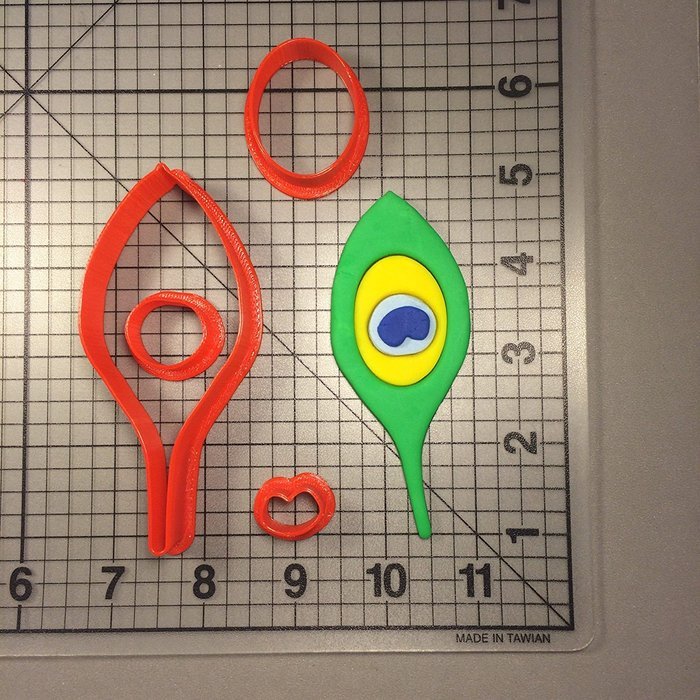 Peacock Feather 101 Cookie Cutter Set (3 inches) N2 free image download