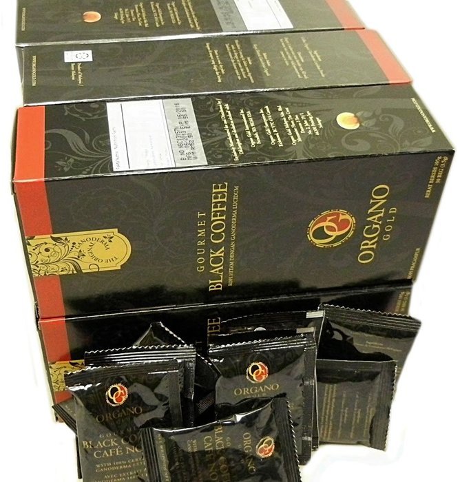 6 Boxes of Organo Gold Ganoderma – Black Coffee (30 sachets per box ...