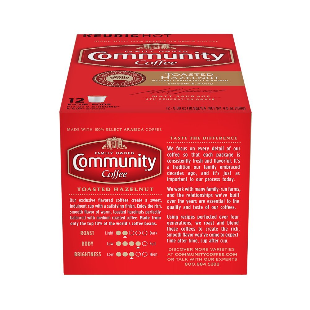 Community Coffee K-Cup Pods, Dark Roast, 12 Count (Pack of 3) N47 free ...