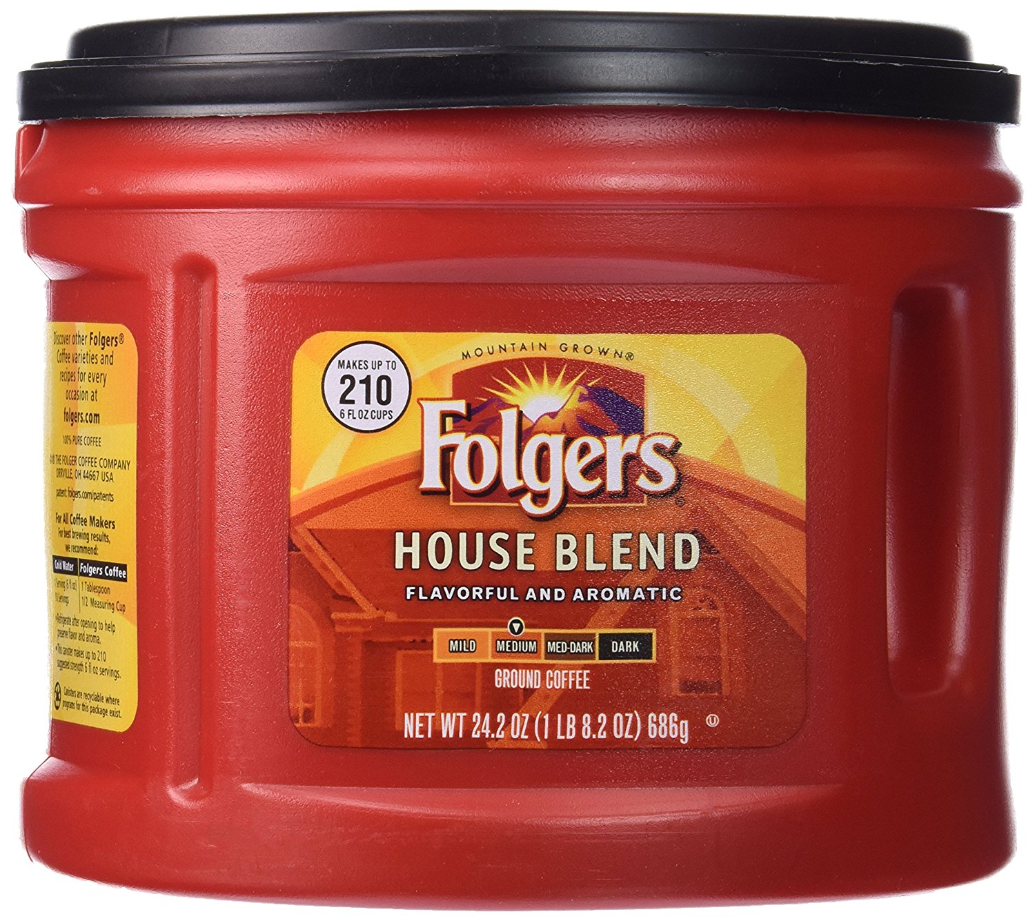 Folgers House Blend Coffee, 24.2 Ounce free image download