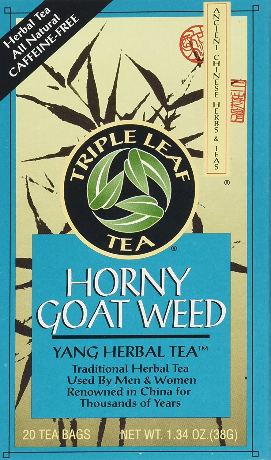 Triple Leaf Tea - Horny Goat Weed, 20 Tea Bags free image download