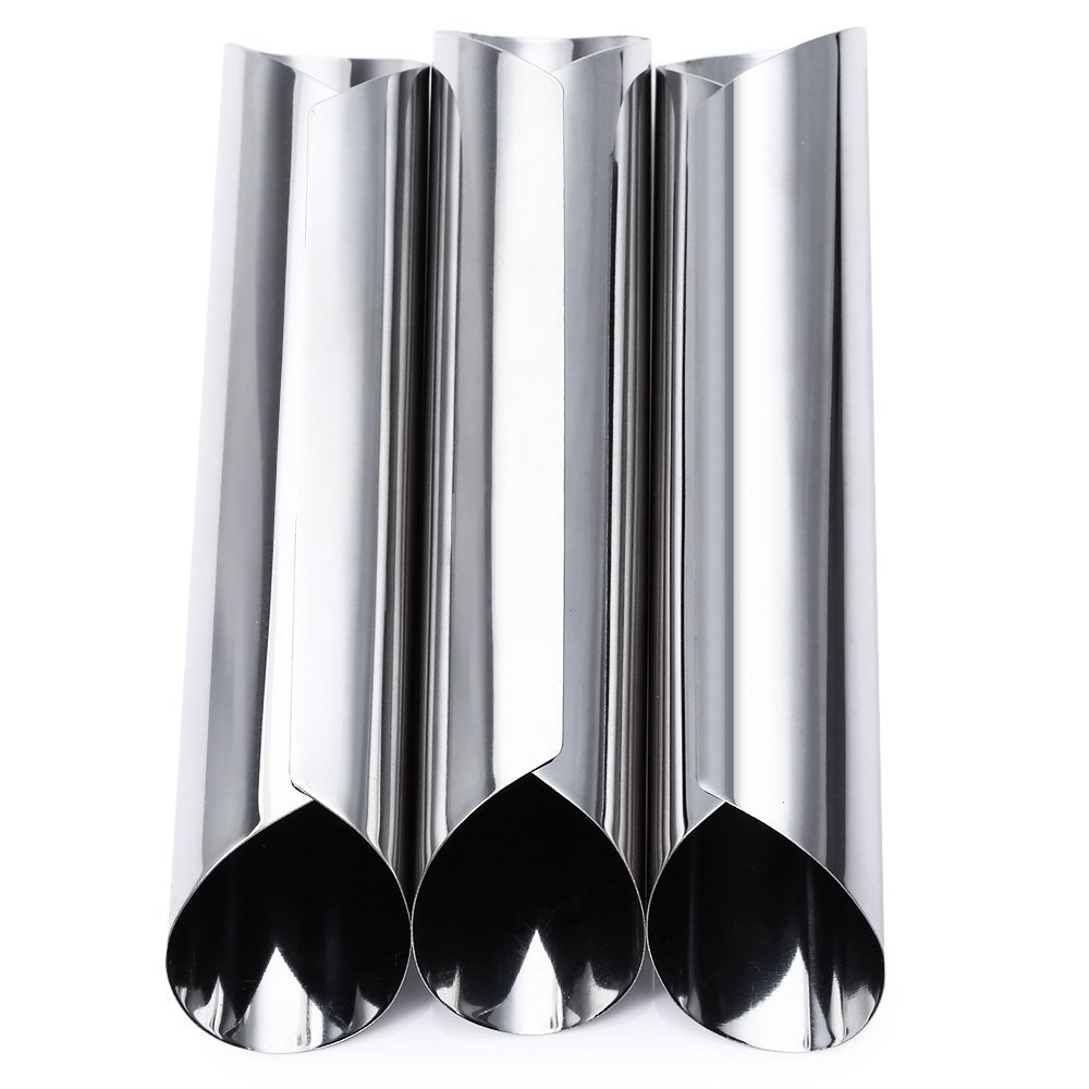 Lautechco 3pcs/lot Stainless Steel Spiral Tube Anode Baked Croissants ...