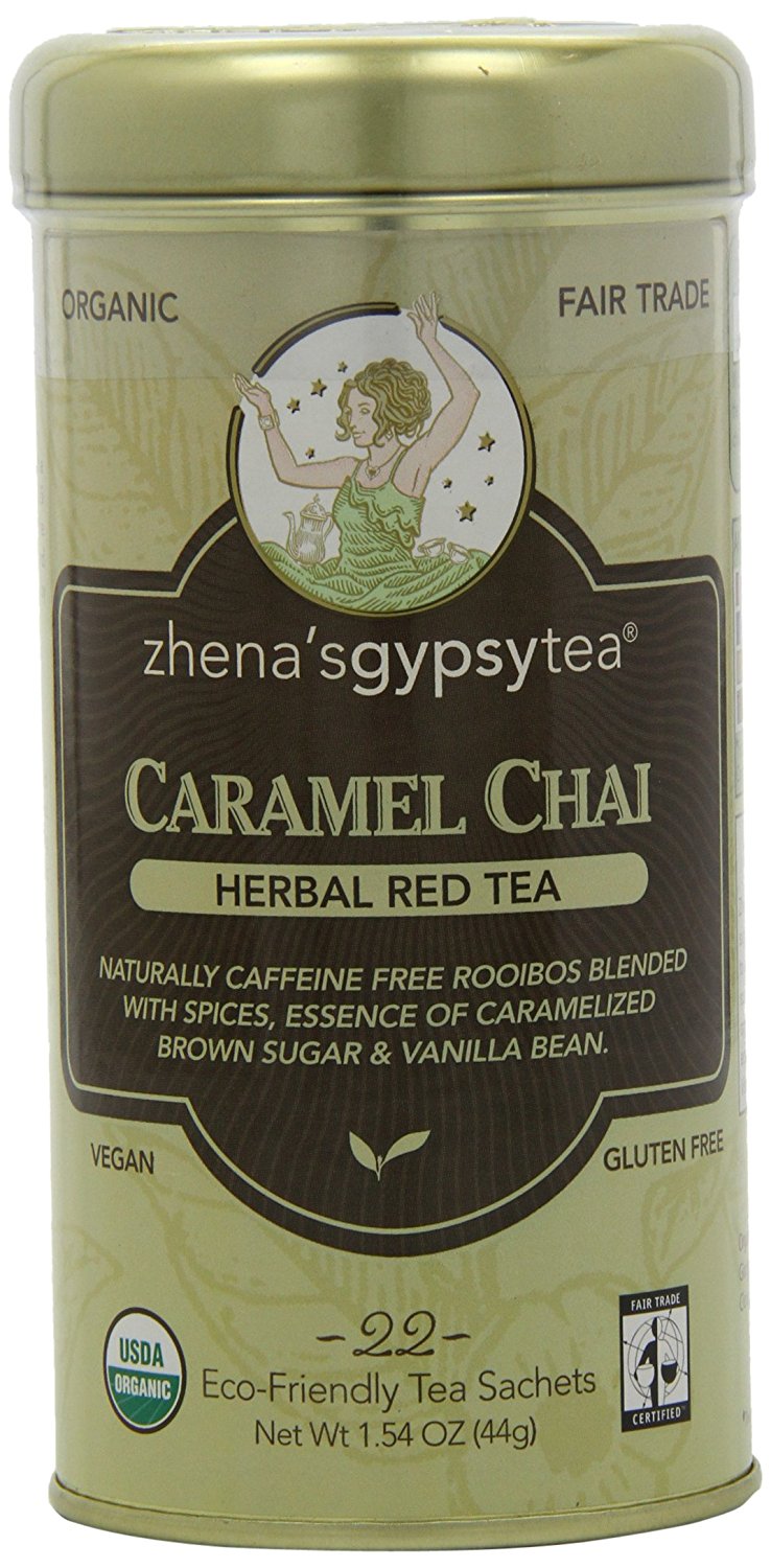 Zhena's Gypsy Chai Red Tea, Caramel, 22 Count N3 free image download