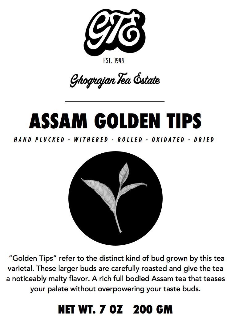 Malty Assam Golden Tips Loose Leaf Black Tea - Rare Tippy Second Flush ...