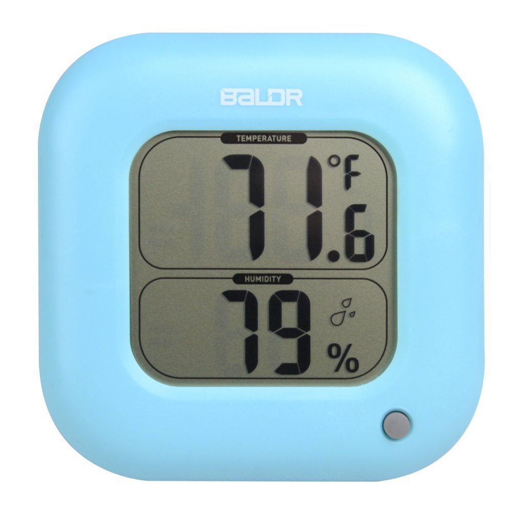 BALDR Square Thermometer and Hygrometer with Temperature Humidity ...